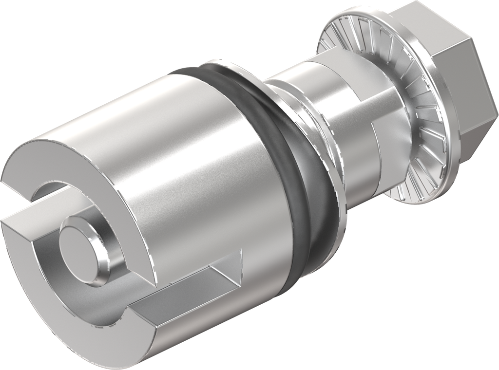 Insert double bit 5, Stainless steel AISI 316; 1000-U534 with O-ring