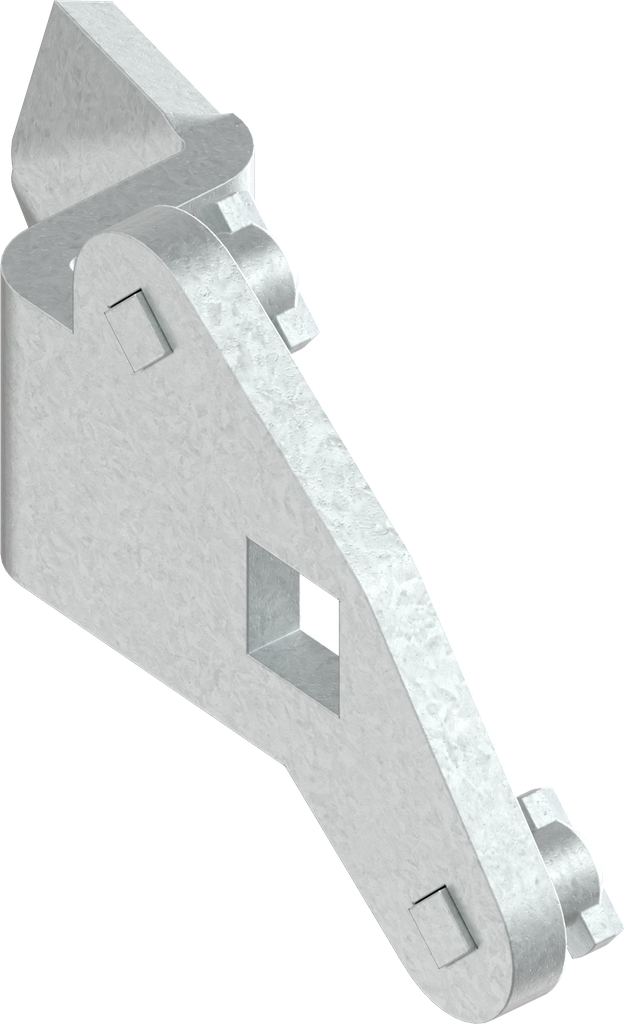 3-Point cam, right version, Steel zinc-plated; 1000-U544-35 Offset h ...