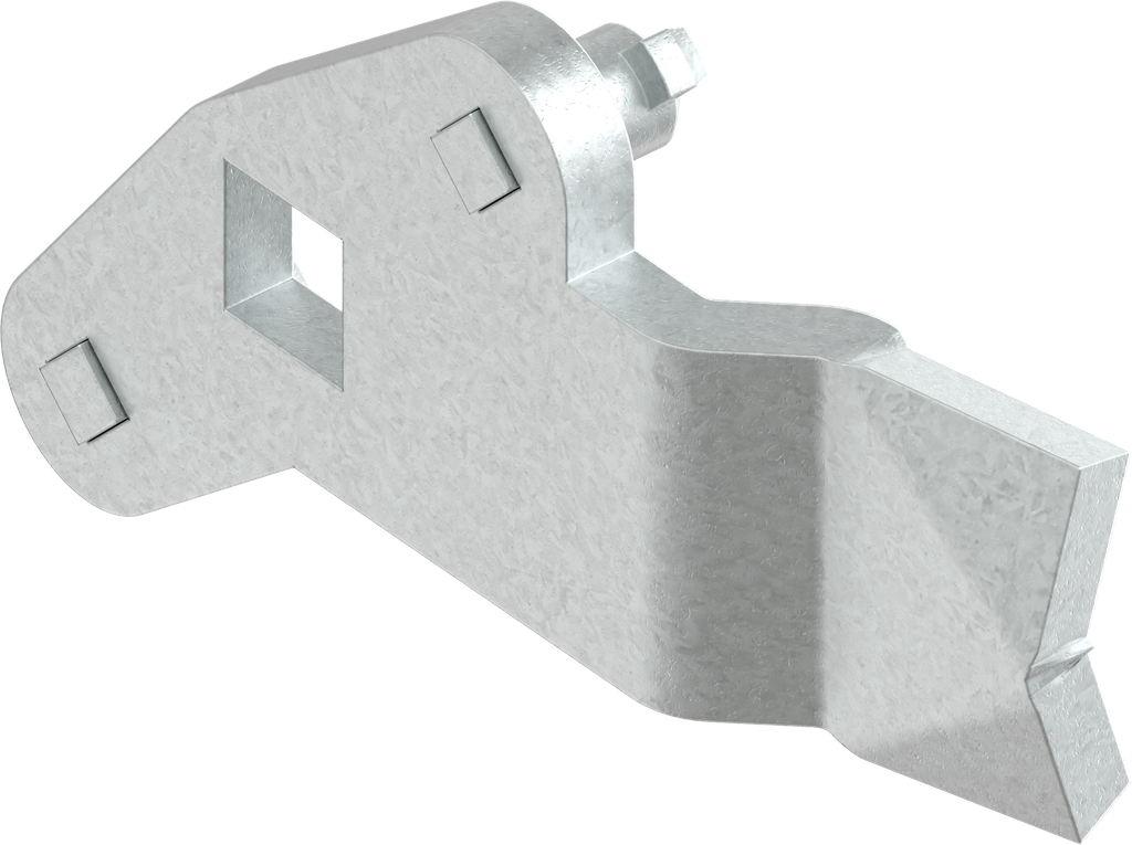 3-Point cam, left version, Steel zinc-plated; 1000-U545-23 Offset h = 5 mm