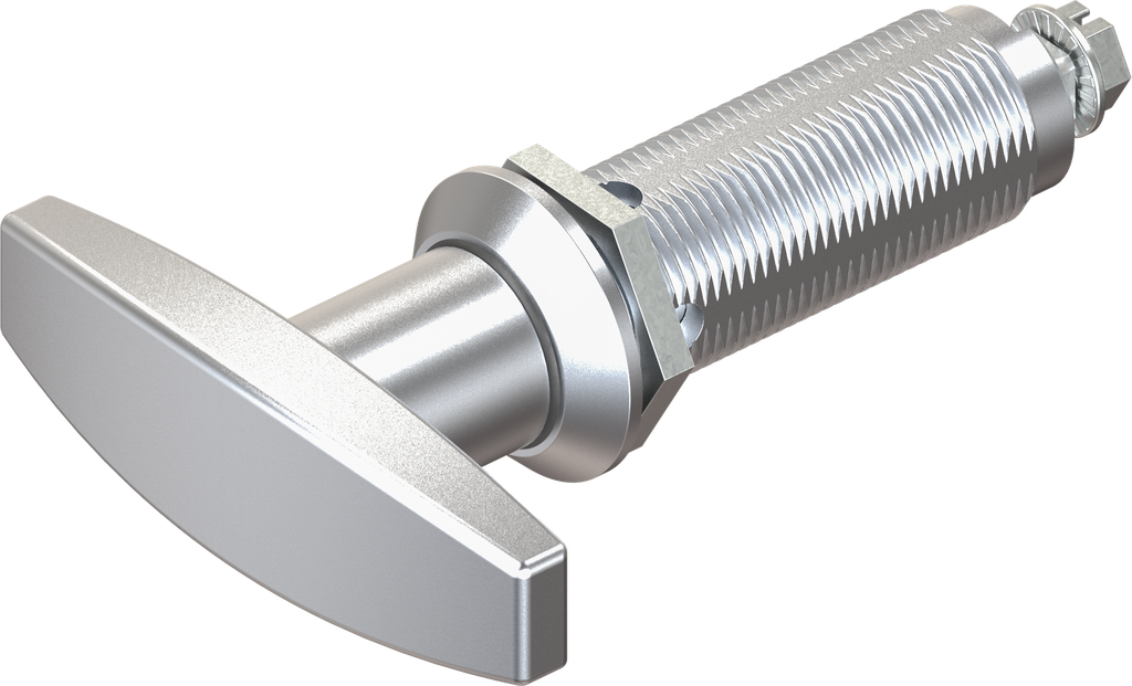 T-handle quarter turn, non-keyed, Zinc die chrome-plated; 1000-U594 ...