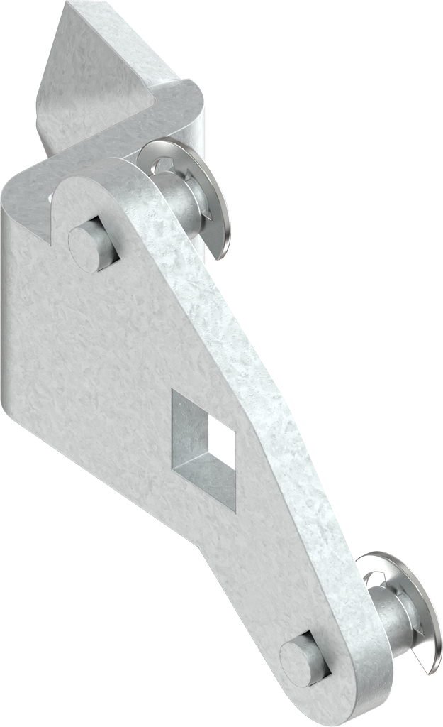 3-Point cam, right version, Steel zinc-plated; 1000-U661-38 Offset h ...