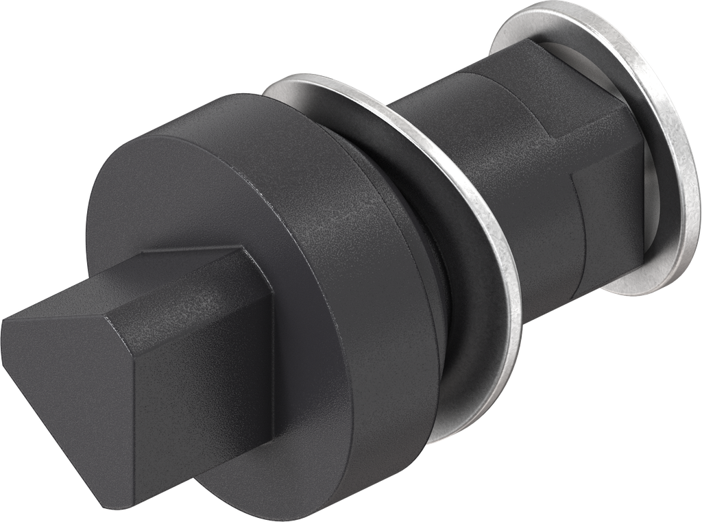 Insert triangular 8, Polyamide black; 1000-U667