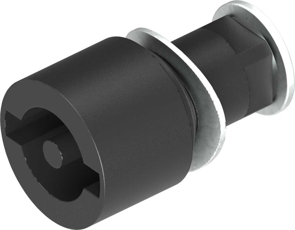 Insert double bit 3, Polyamide black; 1000-U677