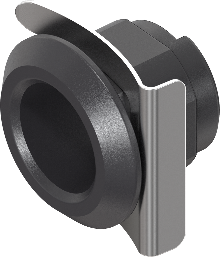 Housing, Polyamide GF black; 1000-U709 with fixing spring