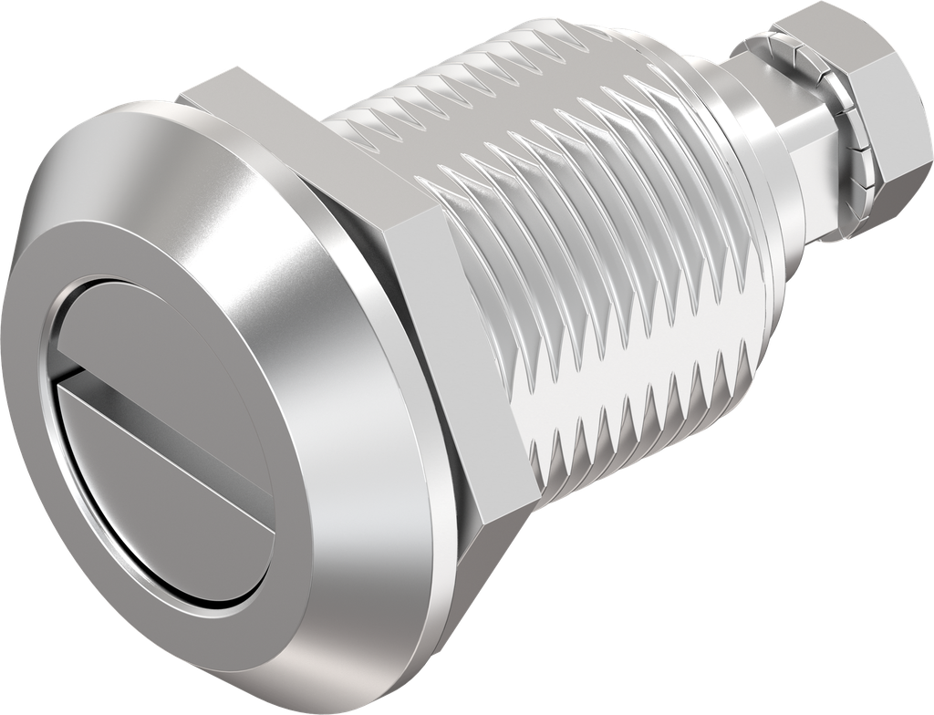 Compression latch with slot 2 x 4, Stainless steel AISI 316; 1000-U777 ...