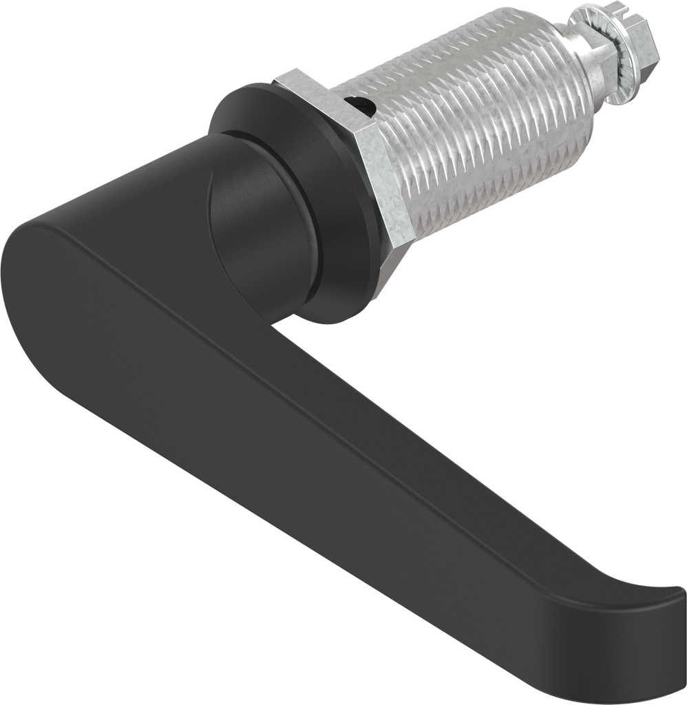 Compression latch with L-handle, non-keyed, Zinc die black powder ...