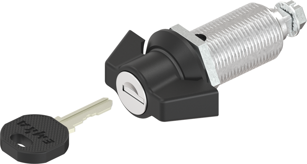 Compression latch with wing knob, keyed EK 333, Zinc die black powder ...