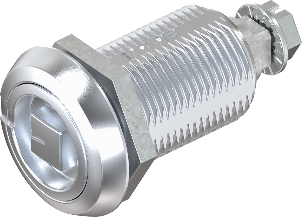 Compression latch railway version with optical opening indicator, Zinc ...