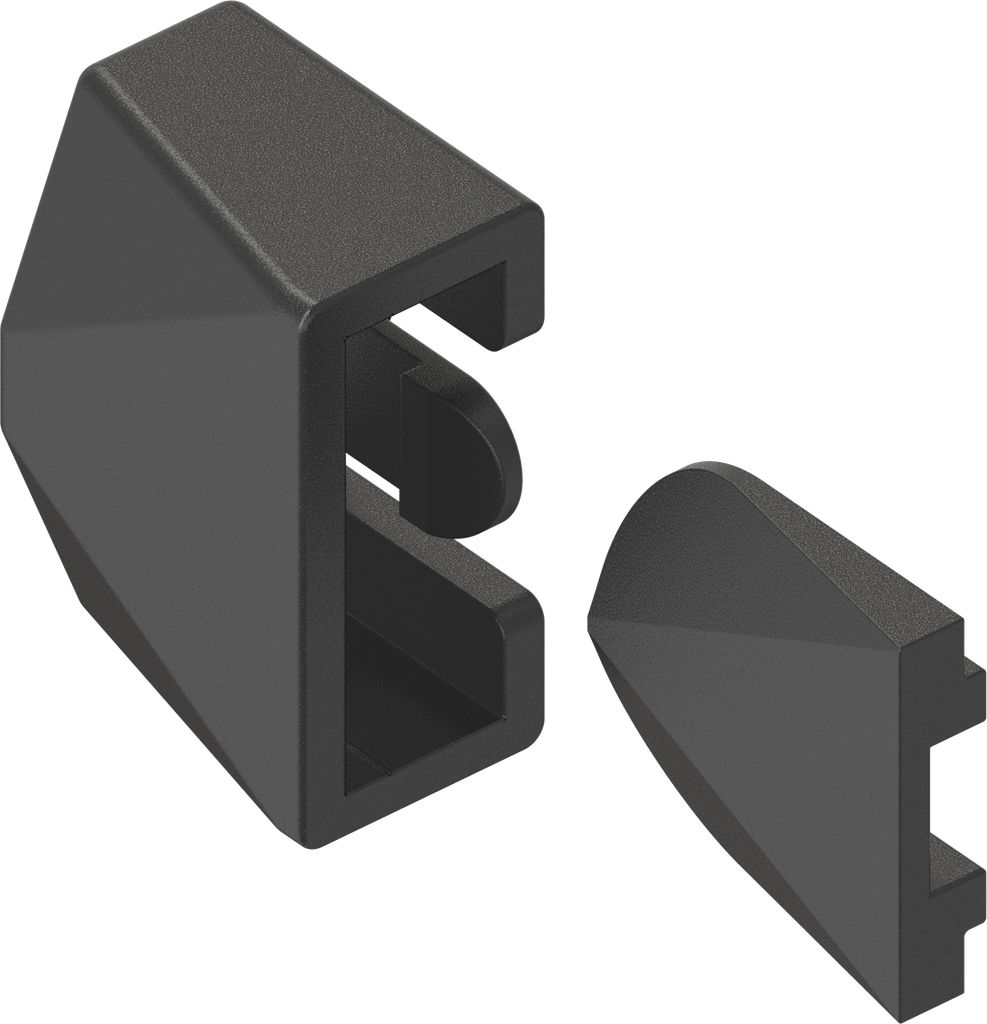 patin de protection pour came, POM noir; 1000-U892