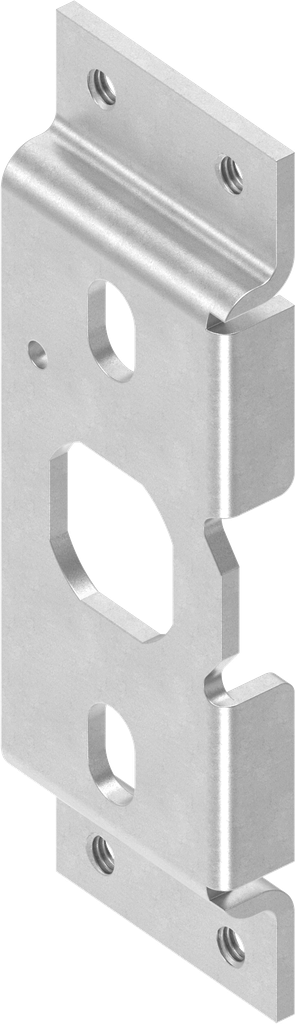 Lock support, Steel zinc-plated; 1001-47 for screw-on version, A = 20 mm