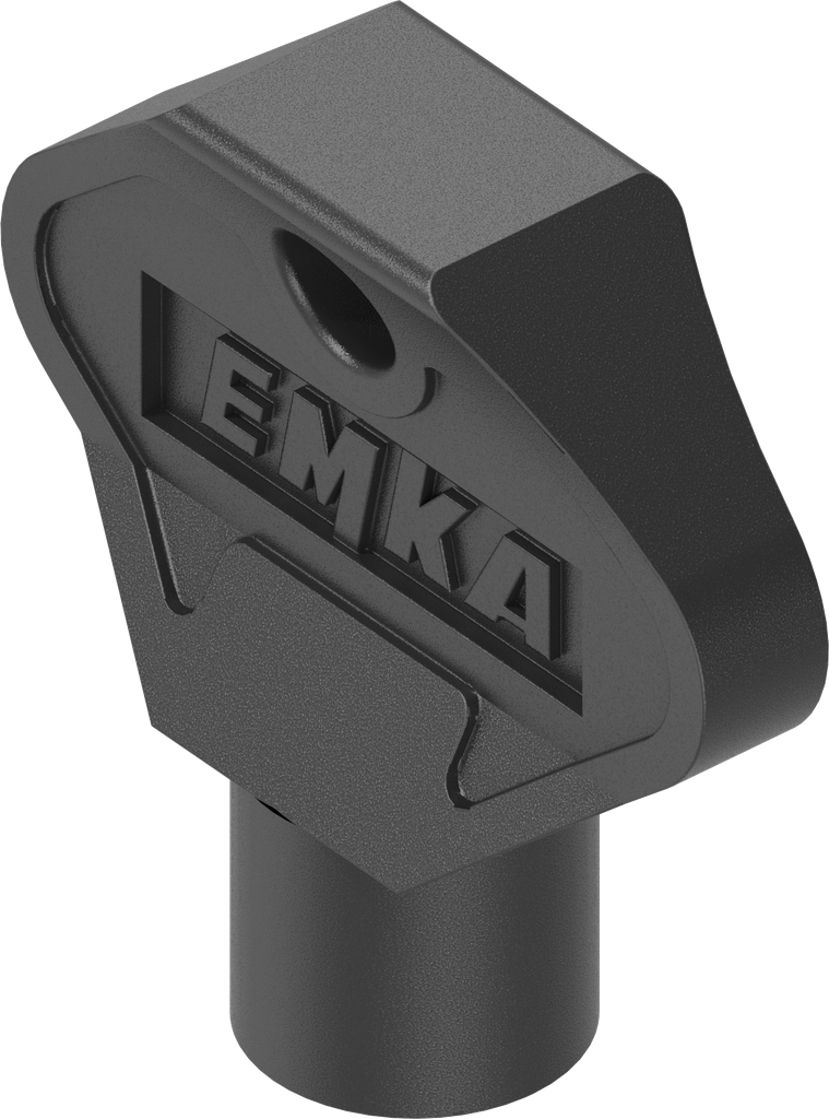 key for insert triangular 8, Polyamide GF black; 1004-38