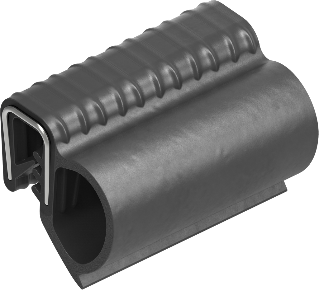 Sealing profile, self-clamping, Foam rubber EPDM; clamping profile EPDM ...