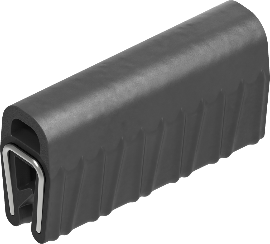 Sealing profile, self-clamping, Foam rubber EPDM; clamping profile EPDM ...