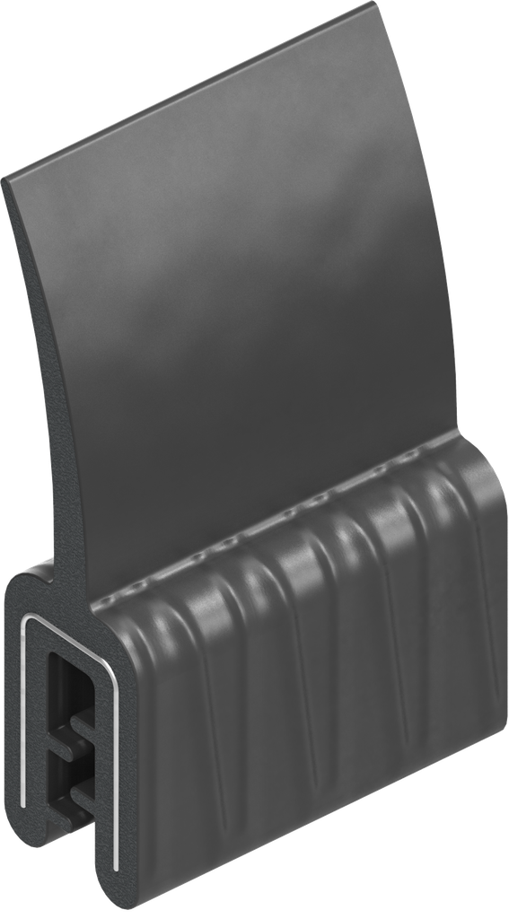 Sealing profile, self-clamping, EPDM 60 ± 5 Shore A black; 1011-30