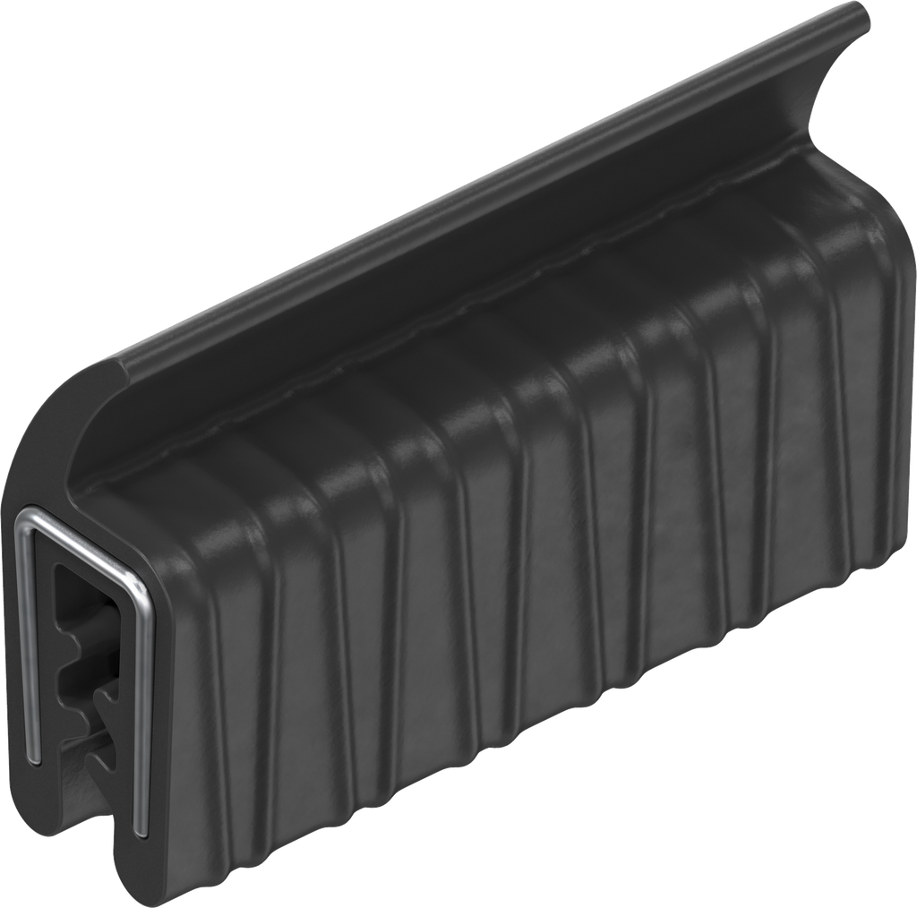 Sealing profile, self-clamping, EPDM 65 ± 5 Shore A black; 1011-31