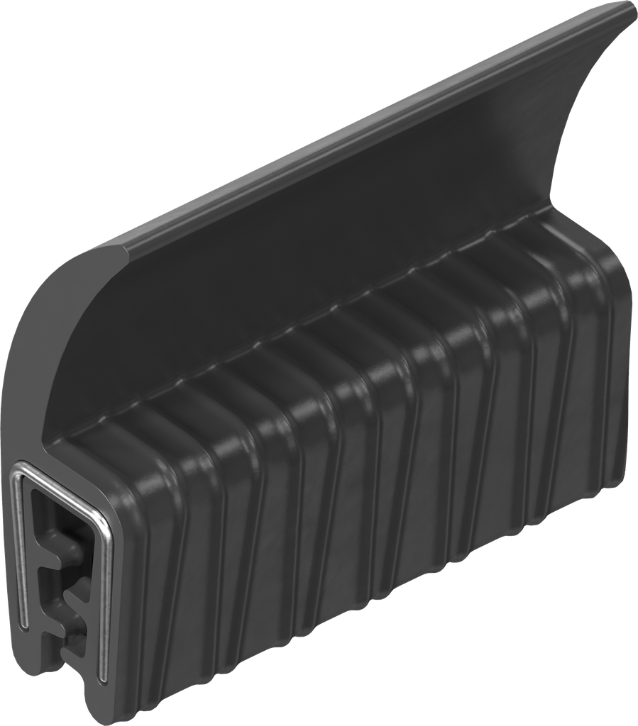Dichtprofil selbstklemmend, EPDM 60 ± 5 Shore A schwarz; 1011-32