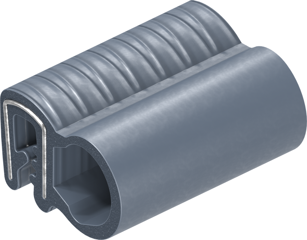 Sealing profile made of fire protection material, self-clamping, Silicon solid material 65 ± 5 ...