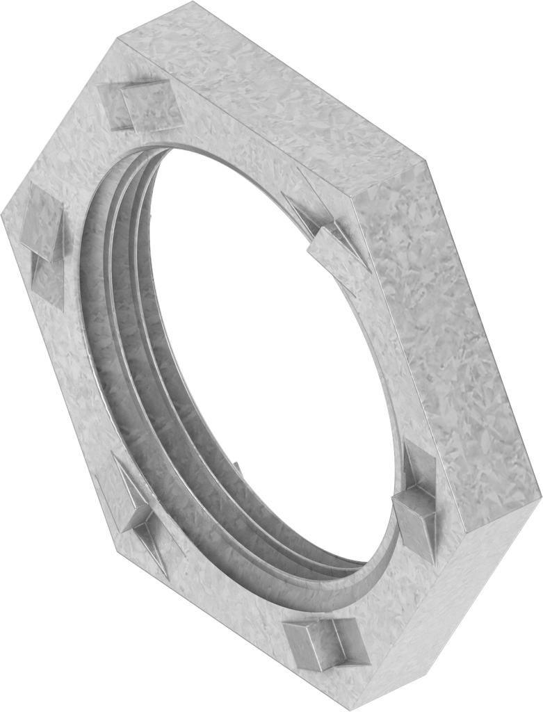 Earthing nut M16 x 1, Steel zinc-plated; 1022-11-JB for Program 1022