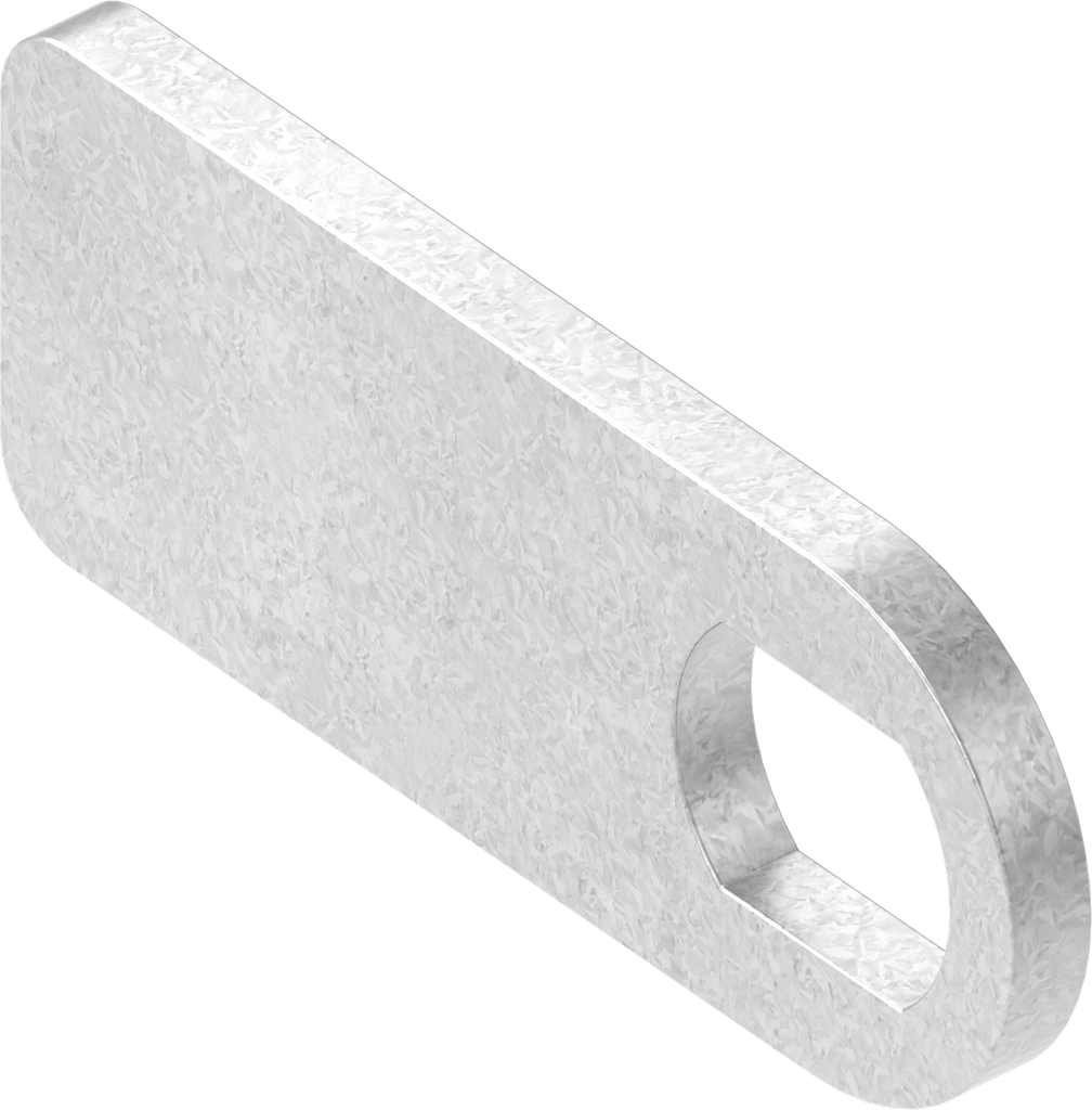 Cam, Steel zinc-plated; 1022-49 Offset h = 0 mm