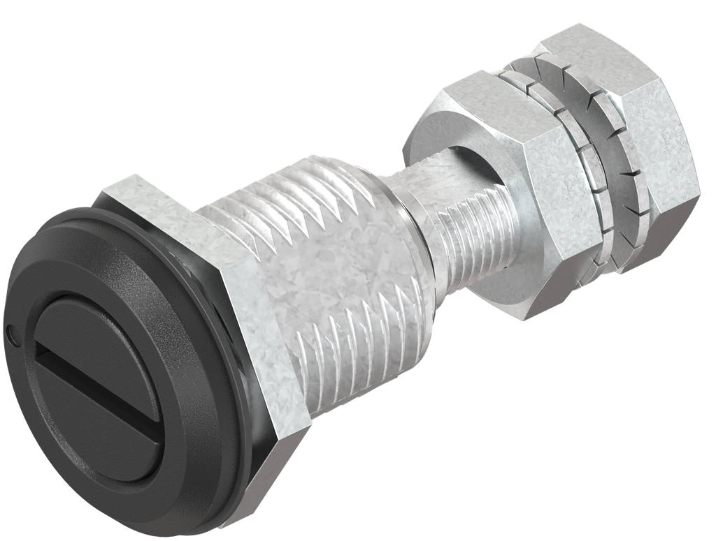 Compression latch with slot 1.5 x 3, Zinc die black powder-coated; 1022 ...