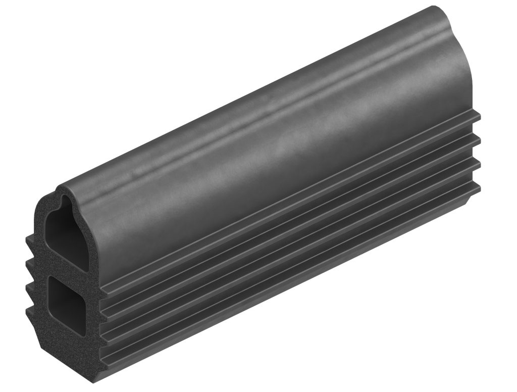 Sealing profile, EPDM 55 Shore A black; 1038-01