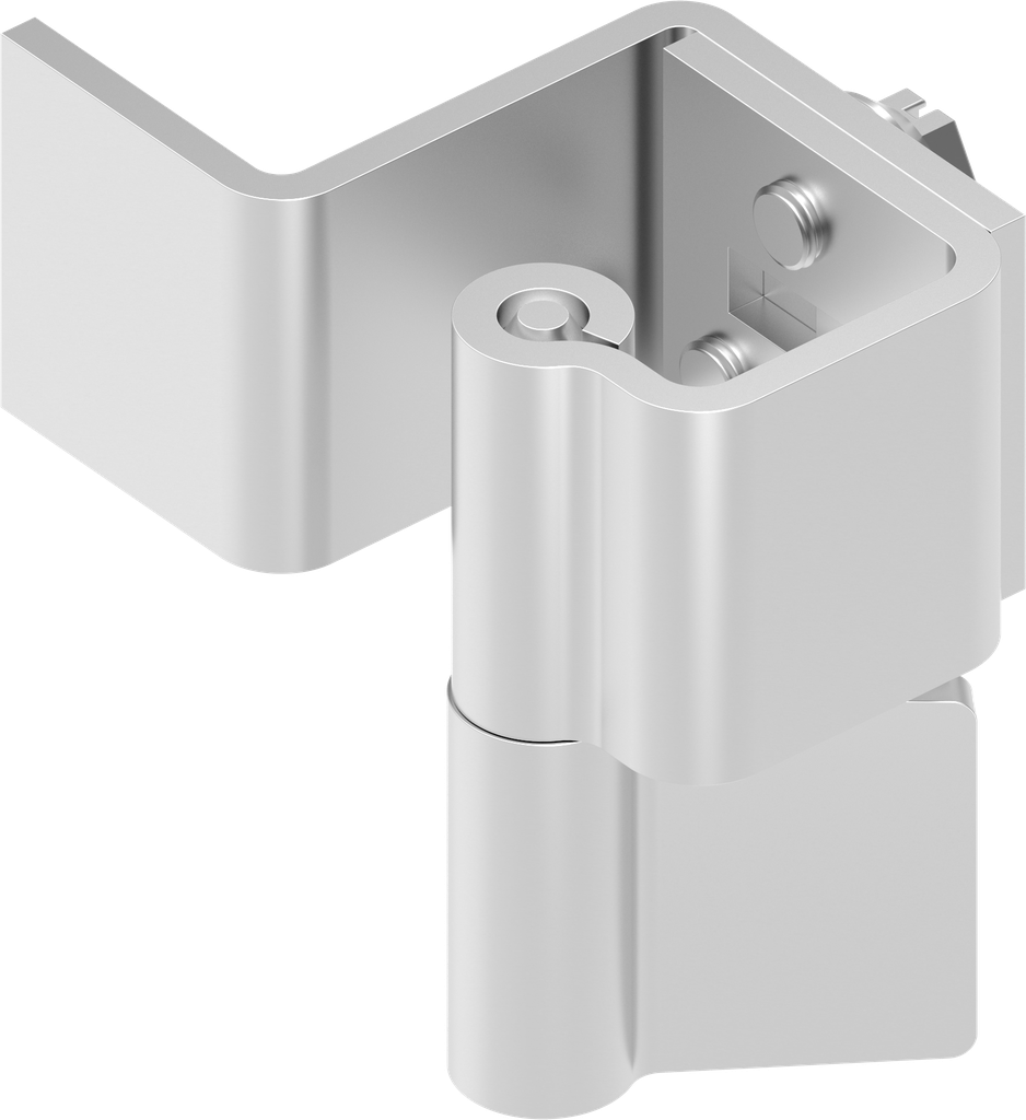 90° Concealed hinge, Stainless steel AISI 304; 1046-U5