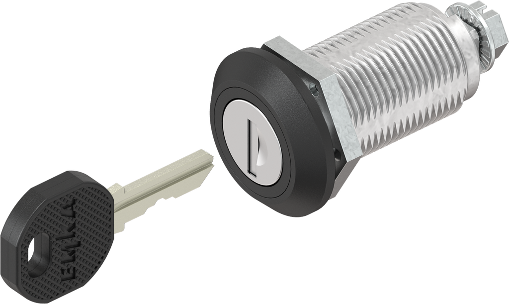 Safety quarter turn keyed EK 333 and insert square female 6, Zinc die ...