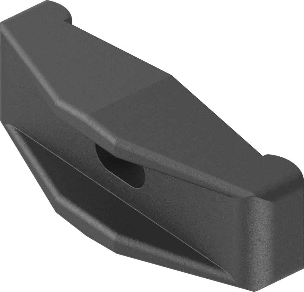 Bridge clamp, Polyamide GF black; 1076-20