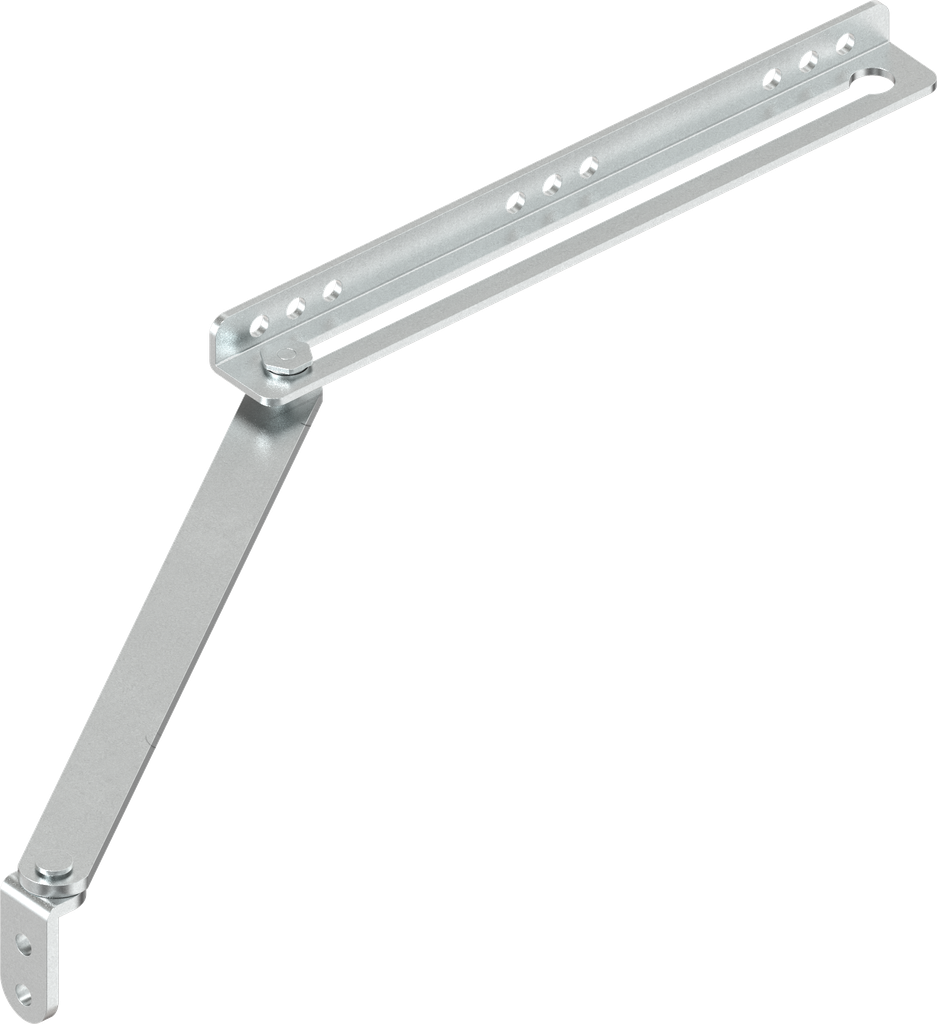 Door stopper, Steel zinc-plated; 1087-U4 with several fixing holes in ...