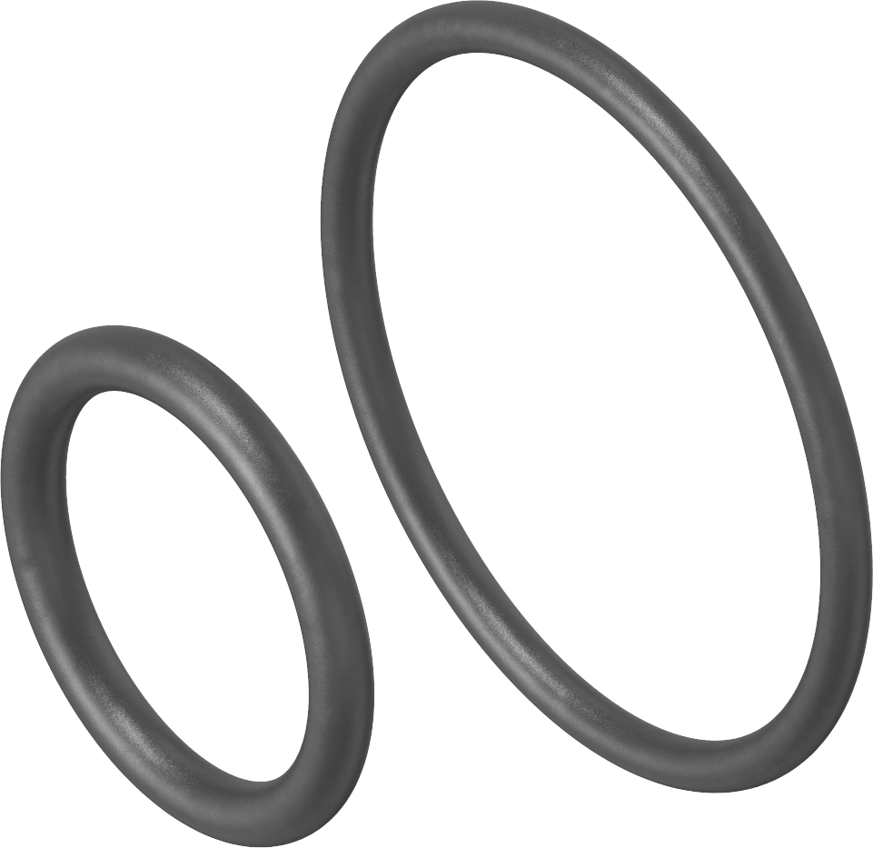 O-ring set for bezel foamed, Perbunan; 1091-U90 DIN 3770
