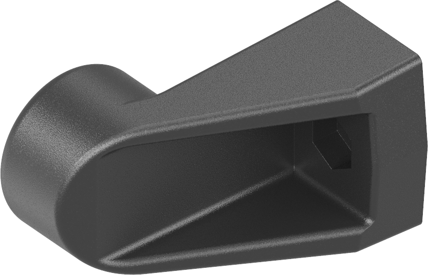 Handle piece, Polyamide GF black; 1095-07