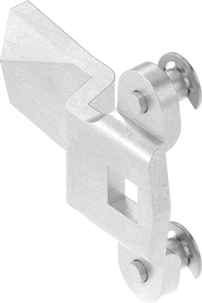 3-point cam, Steel zinc-plated; 1107-U6 Offset h = 10 mm