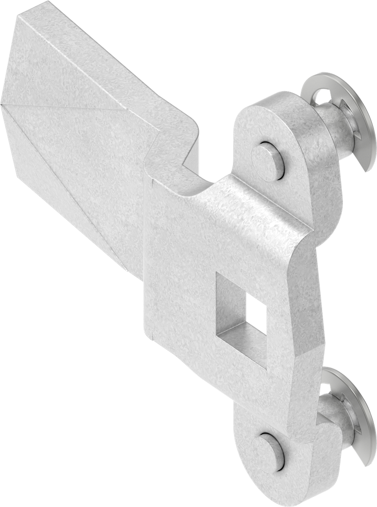 3-point cam, Steel zinc-plated; 1107-U121 Offset h = 6 mm