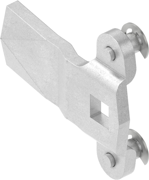 3-point cam, Steel zinc-plated; 1107-U122 Offset h = 7 mm