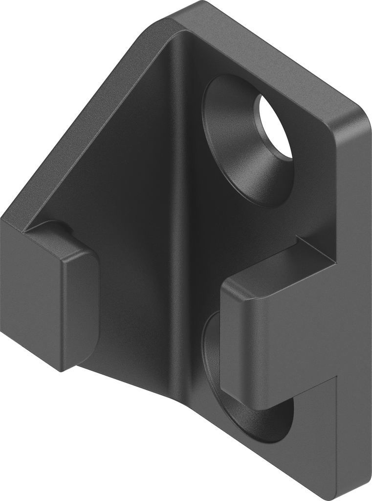 Catch for rod with locking slider, Zinc die black powder-coated; 1121-53-P