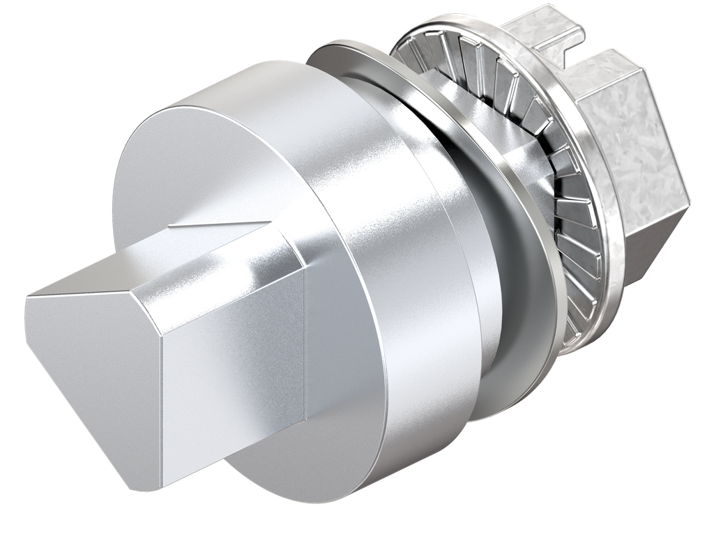 Insert triangular 8, Zinc die chrome-plated; 1121-U15