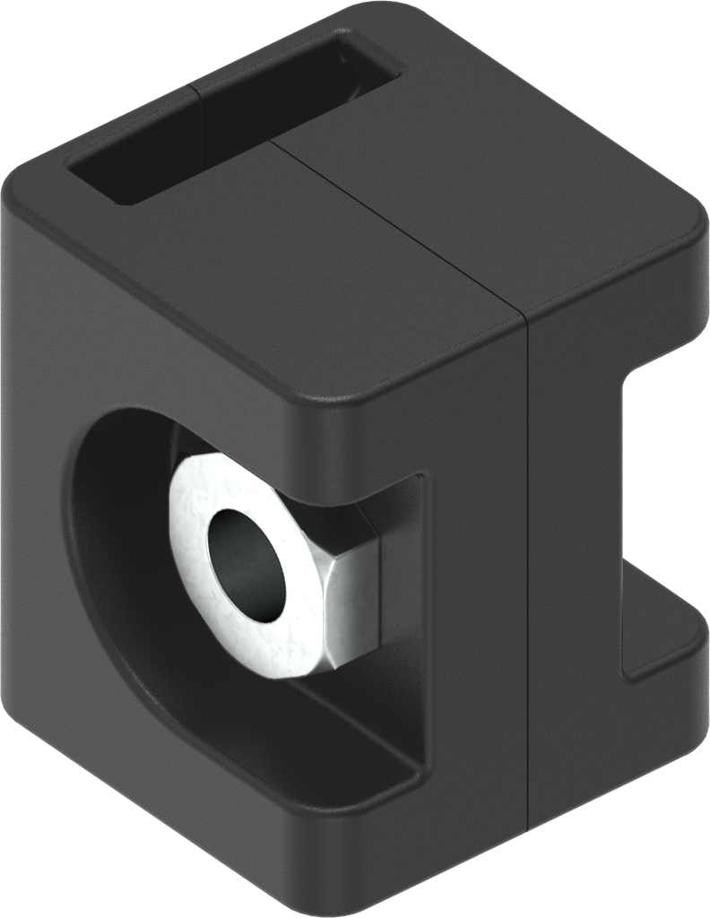 Rod guide for flat rod 14 x 3, Polyamide black; 1121-U71-N Rod guide ...