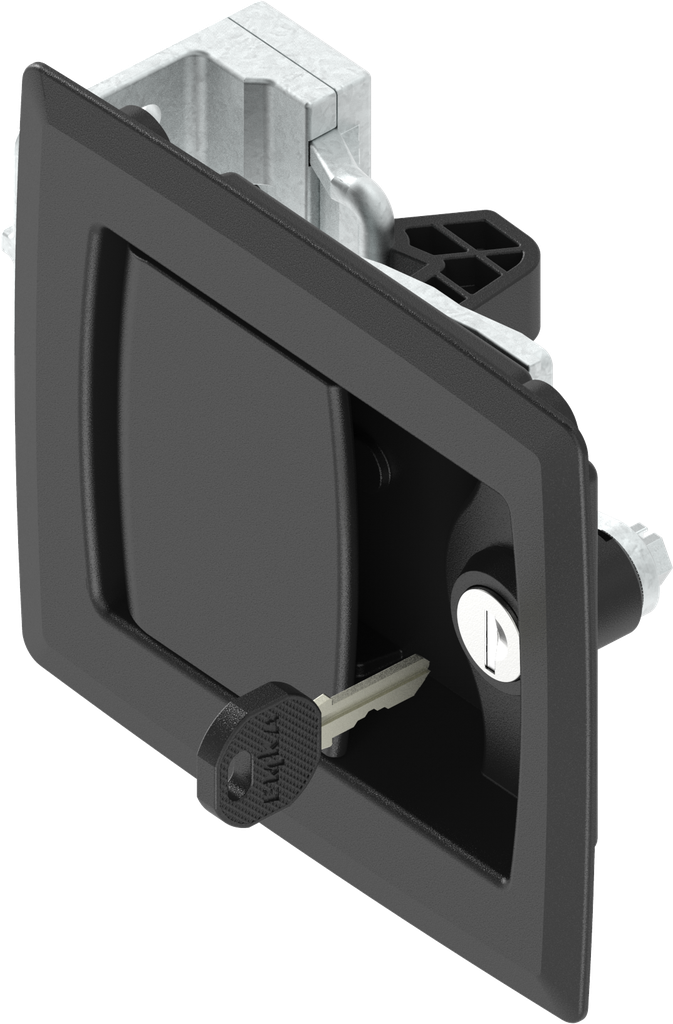 Chest handle keyed EK 333, Polyamide GF black; 1130-U1