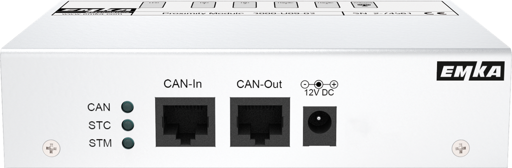 Access unit for 2 handles and / or card readers HID; 3000-U47-02