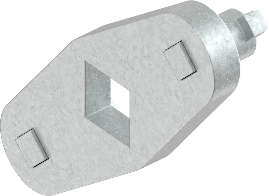 Rod control, Steel zinc-plated; 1000-U632