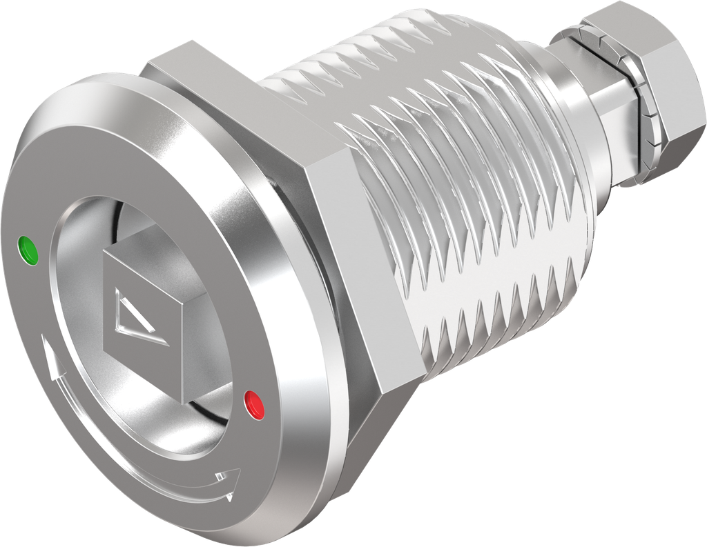 Compression latch, square 8, Stainless steel AISI 316 | EMKA